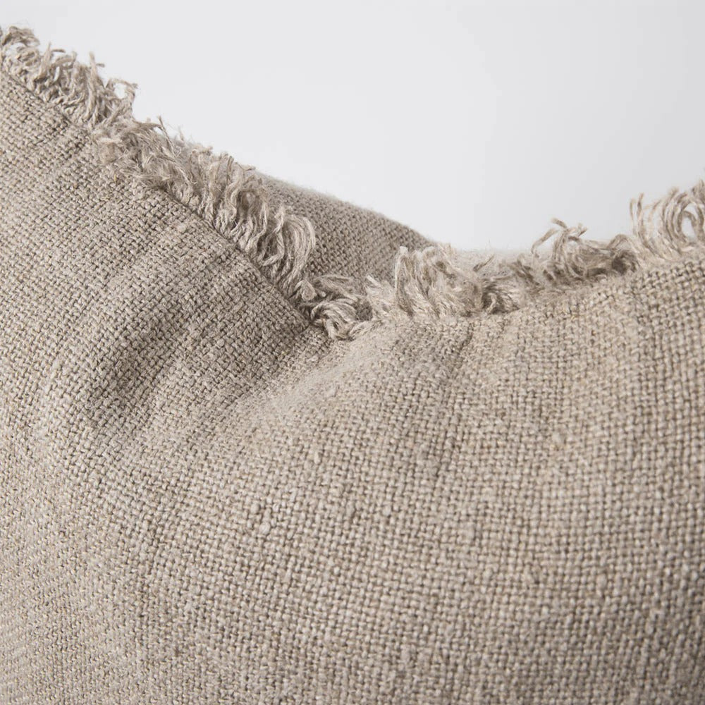 Bedouin Linen Long Lumbar - Natural – Ikos Home Pty Ltd